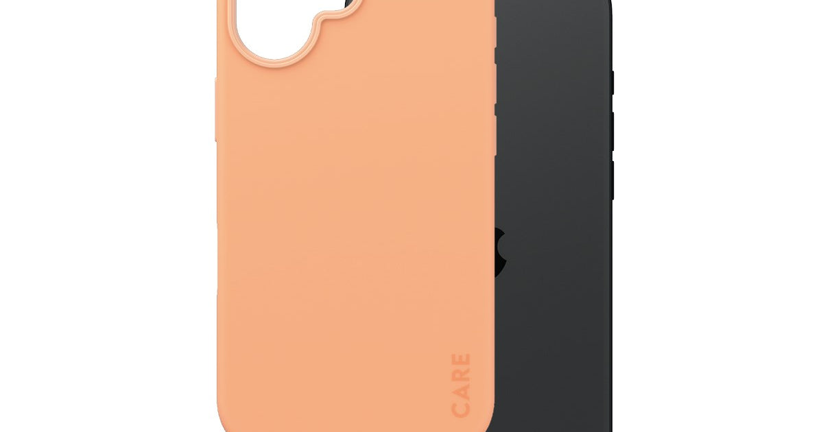 CARE by PanzerGlass® Fashionable Case Peachy m. MagSafe iPhone 16