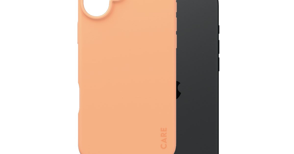 CARE by PanzerGlass® Fashionable Case Peachy iPhone 16 Plus